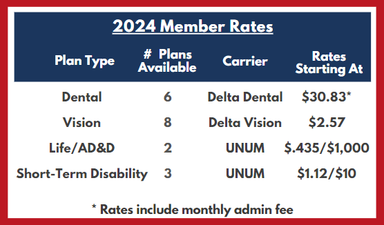 2024 MMTA Employee Benefits Program Rates/Plans Now Available - MMTA
